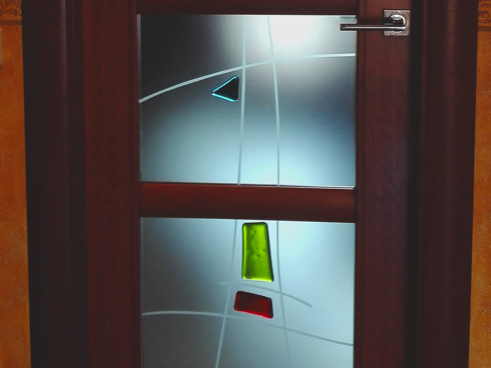 Vidrios encolados puerta - deglass.es